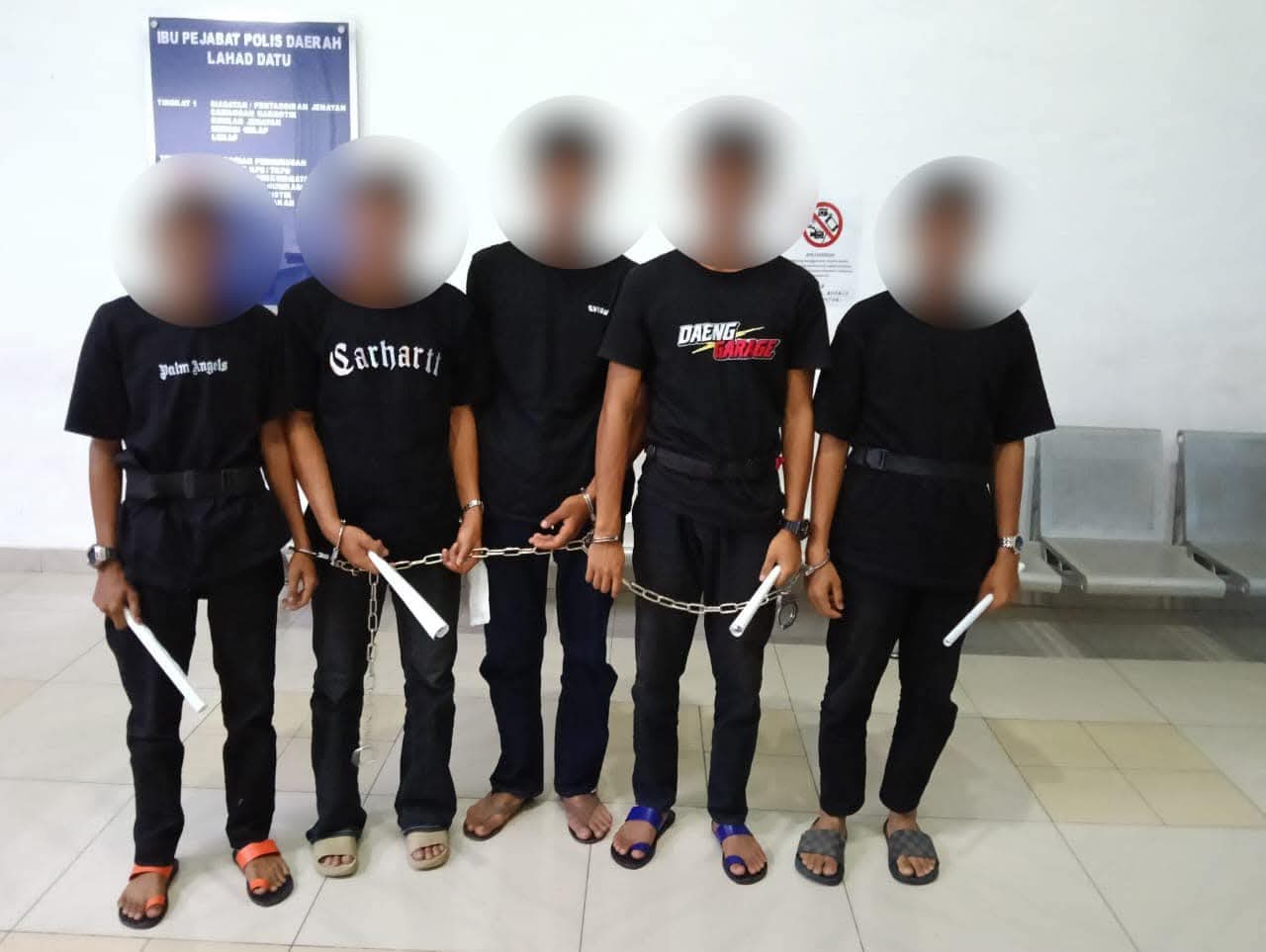 10 MOTOSIKAL DISITA, 5 DITAHAN DALAM OPS SAMSENG JALANAN DI LAHAD DATU ...