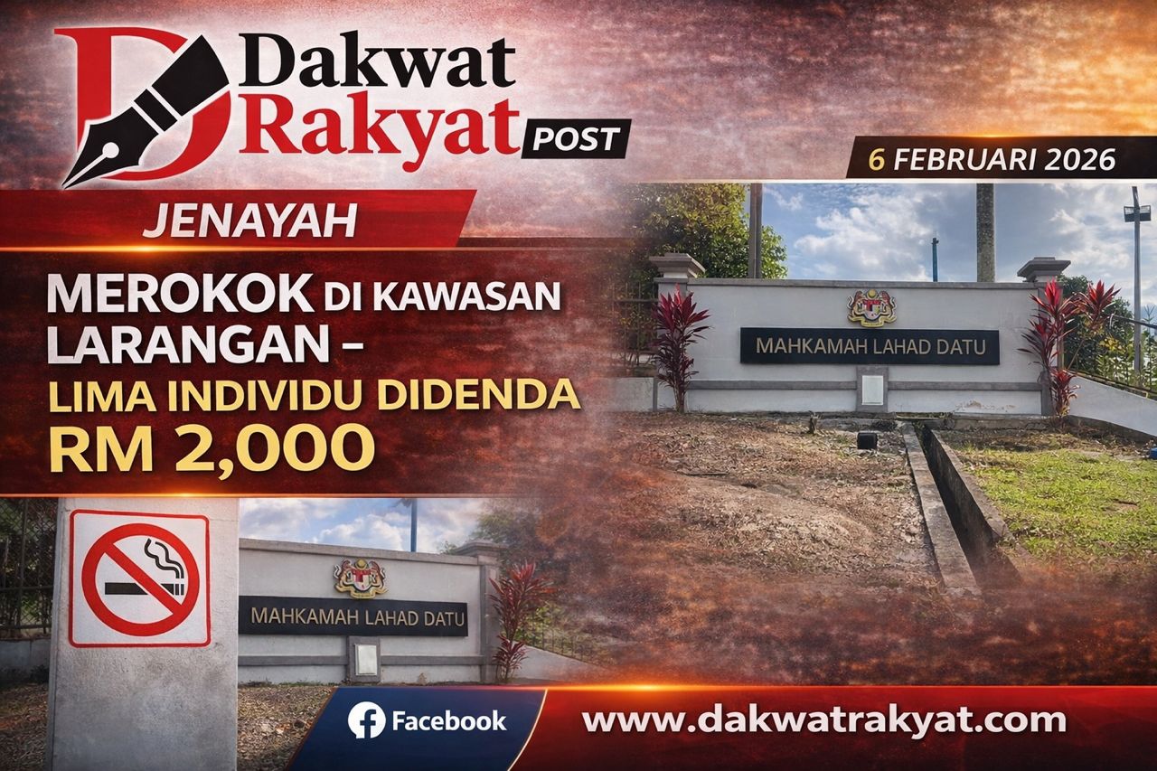 MEROKOK DI KAWASAN LARANGAN-LIMA INDIVIDU DIDENDA RM 2,000 - Dakwat Rakyat